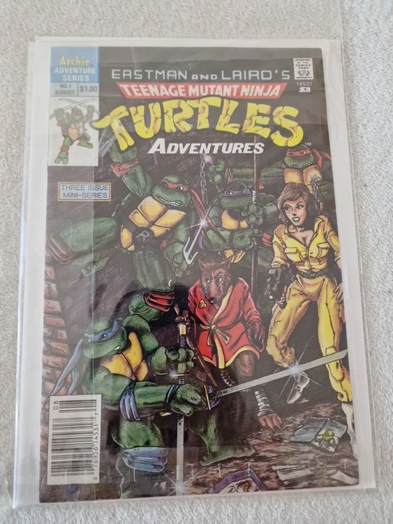 Teenage Mutant Ninja Turtles Adventures #1 of 3 Newsstand Ar | Kaufen ...