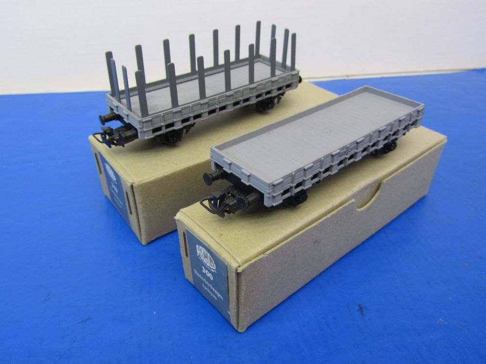 HAG H0, 2 Stk. alte graue Guss Güterwagen, 300, 310 | Kaufen auf Ricardo