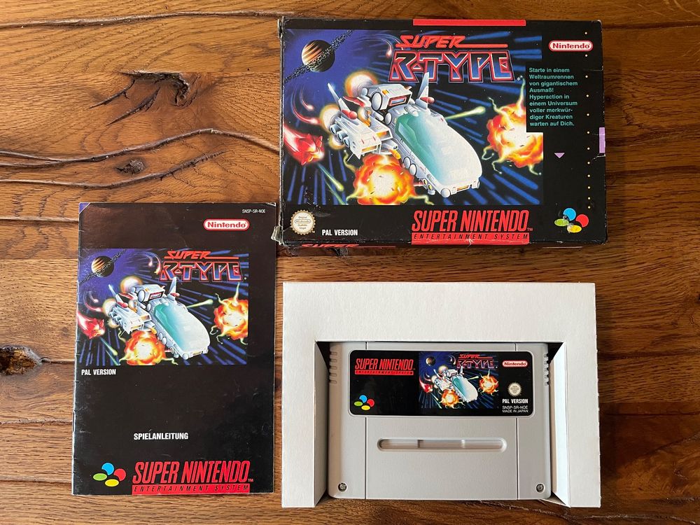Super R-Type SNES - Komplett OVP & Anleitung! Modul wie neu (Gebraucht ...