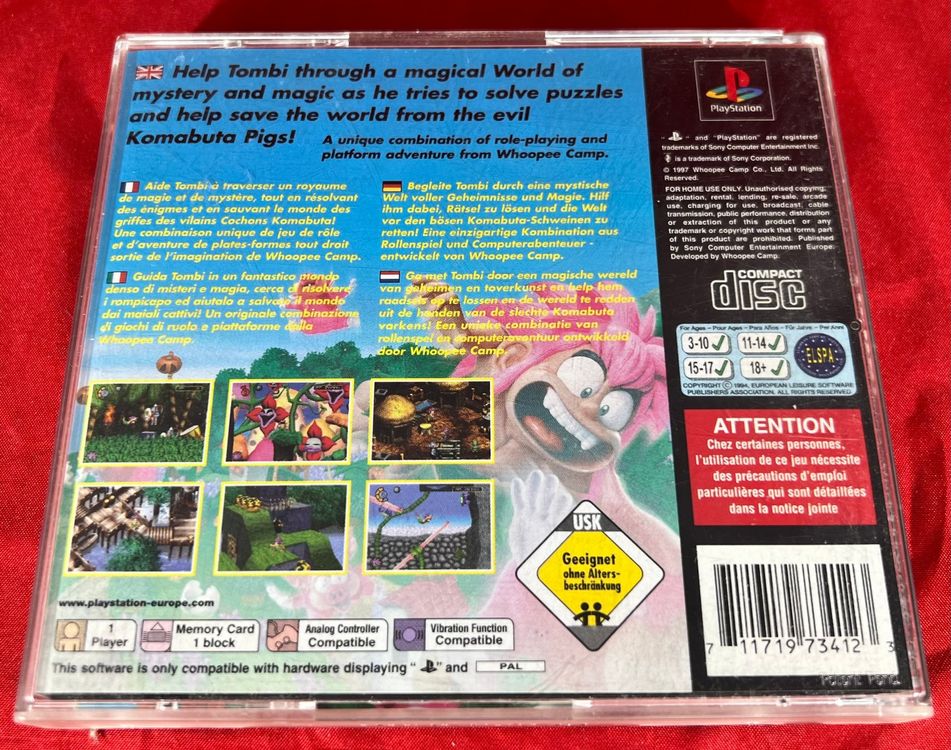 Jeux Sony PS1 : Tombi | Kaufen auf Ricardo