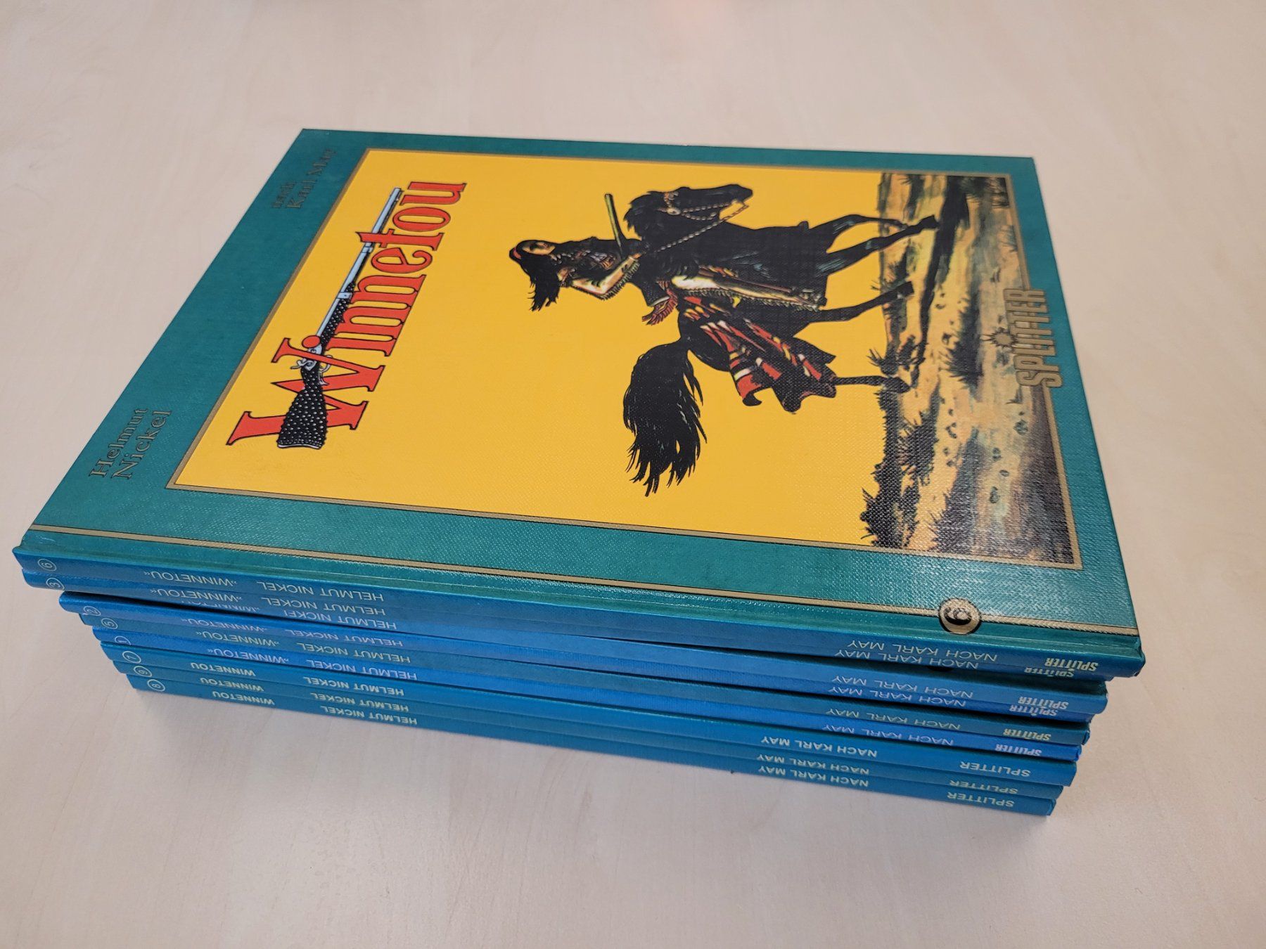 9 X Winnetou Comics, Splitter Verlag, nach Karl May (Gebraucht) in ...