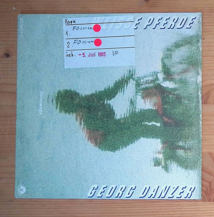 Georg Danzer - Weisse Pferde Single 7 | Kaufen auf Ricardo