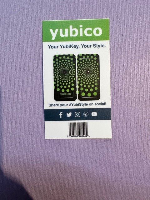Yubico YubiKey - YubiStyle Cover - Aufkleber - für Modell Ci (Neu ...