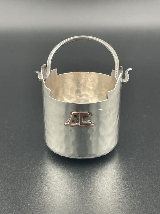 Miracoli ITA - Silber 800 - Kleiner gehämmerter Eimer (Gebraucht) in ...