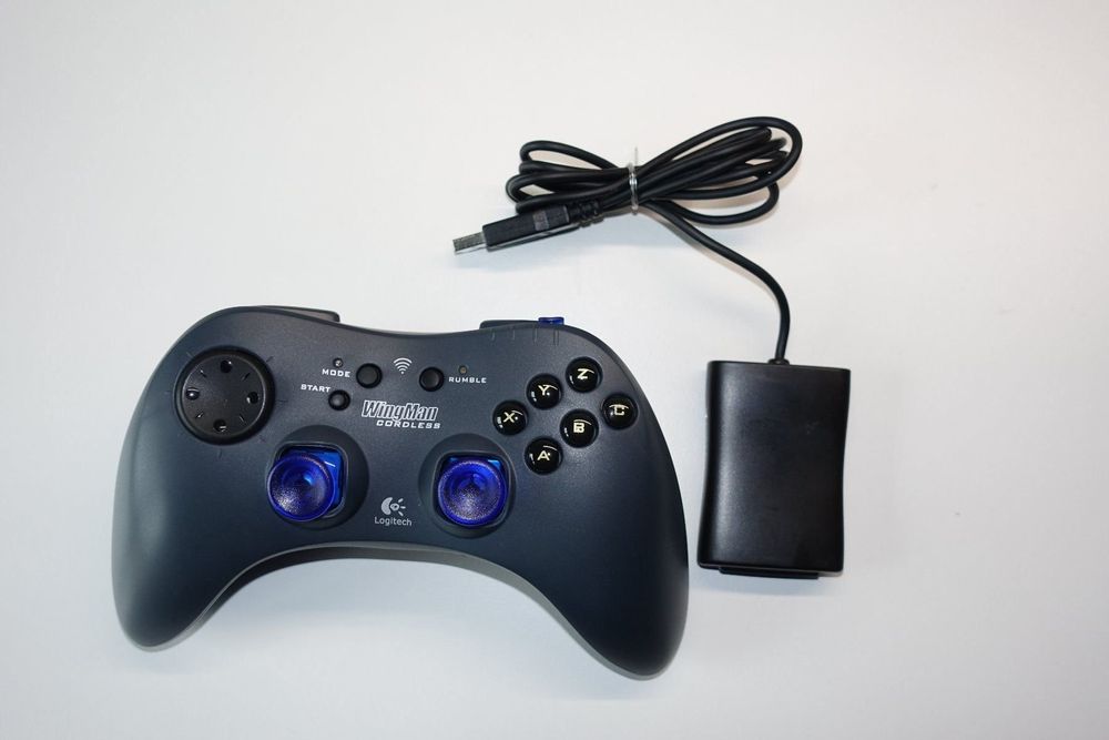 Logitech Wingman Cordless Rumble Controller mit Station (Gebraucht) in ...