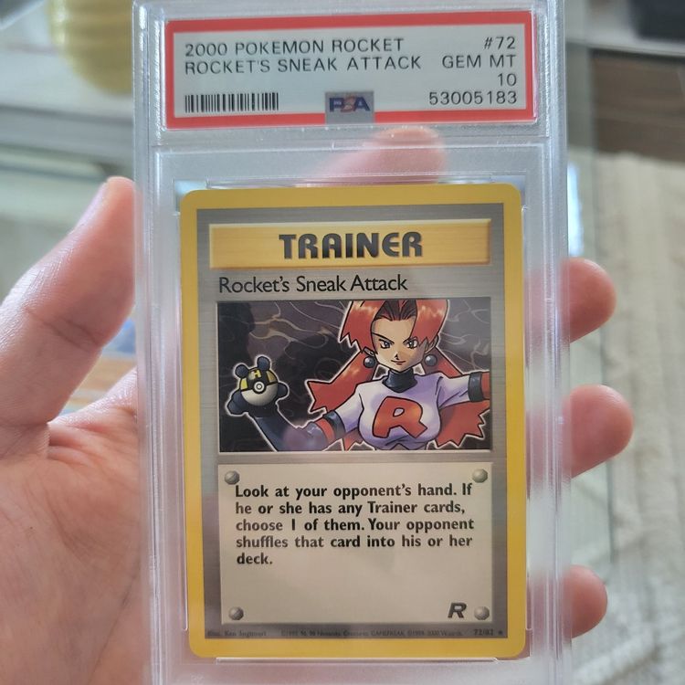 Pokémon Rocket sneak attack 10 PSA Grade | Kaufen auf Ricardo