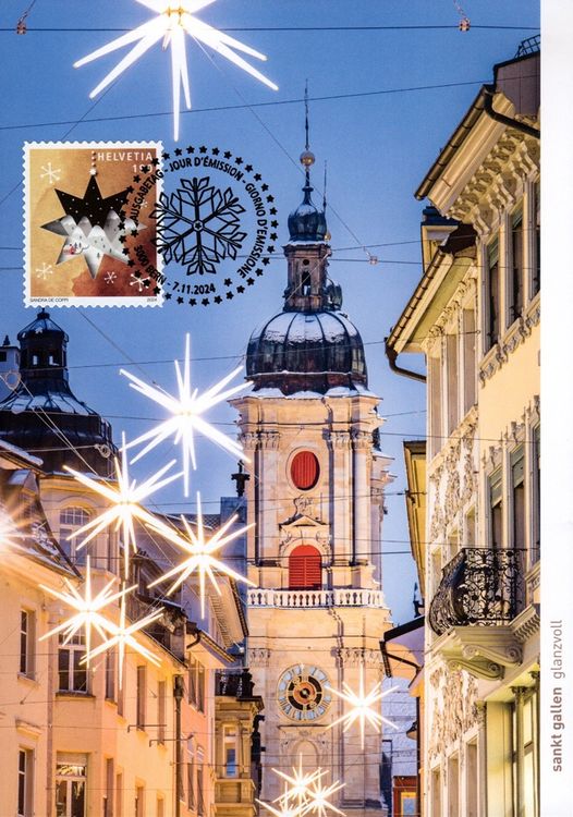 Maximumkarte Weihnachten 2024 - Stern (Neu (gemäss Beschreibung)) in Dottikon für CHF 5 – mit ...