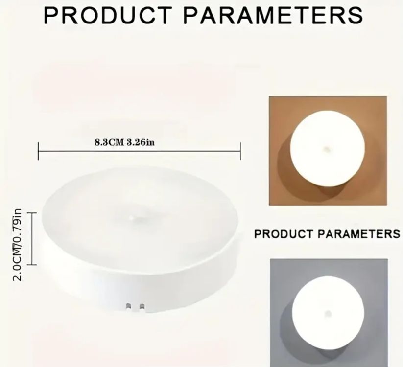 Mini LED Nachtlicht mit Bewegungsmelder | USB / Batterie 🛋 (Neu und ...