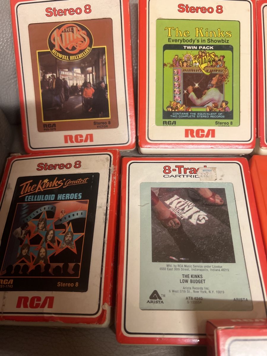 The Kinks Amerikaner Autos Stereo 8 Autocassetten 9 Stk.(f) (Gebraucht ...