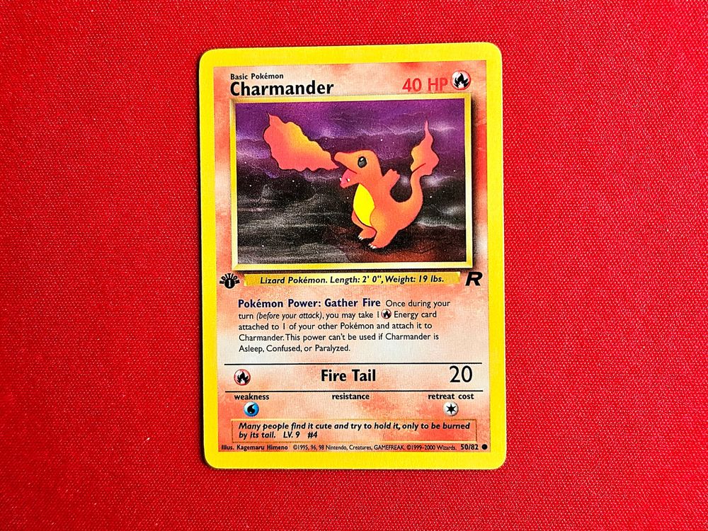 Charmander 1st Edition Team Rocket Glumanda (NM+) ab CHF 1 | Kaufen auf ...