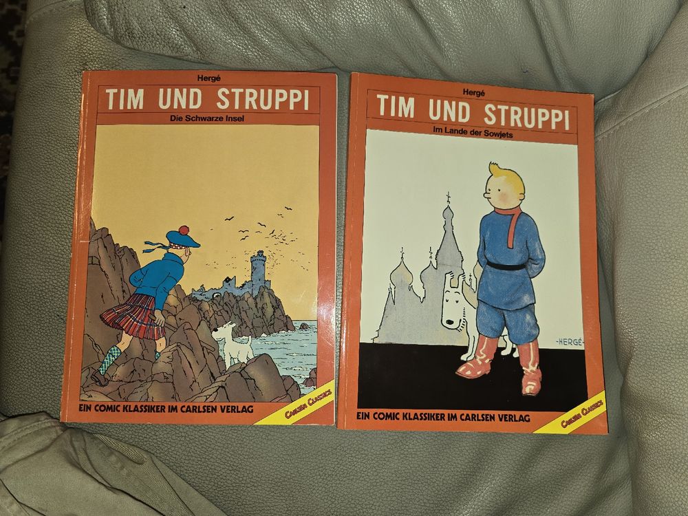 2x Tim und Struppi Kult Comic 1. Auflage 1988 (Q) (Gebraucht) in ...