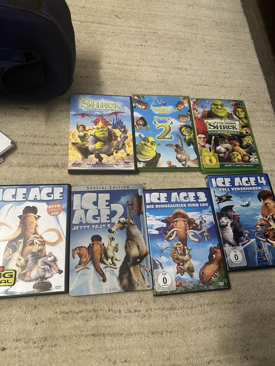 DVD shrek und Ice Age (Gebraucht) in Oberönz für CHF 19 – mit Lieferung ...