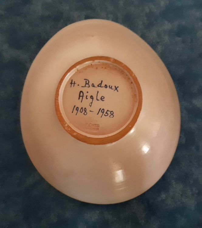 Coupe céramique, Souvenir Henri Badoux Vins Aigle 1908-1958 (Gebraucht ...