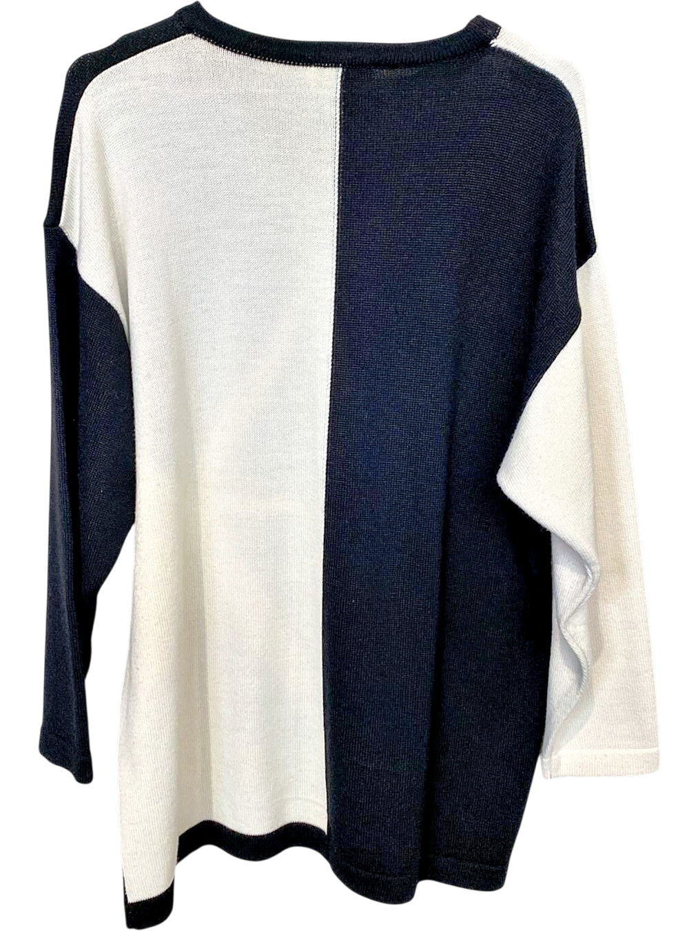 Kabri Black and White Geometric Pattern Sweater (Gebraucht) in Zug für ...