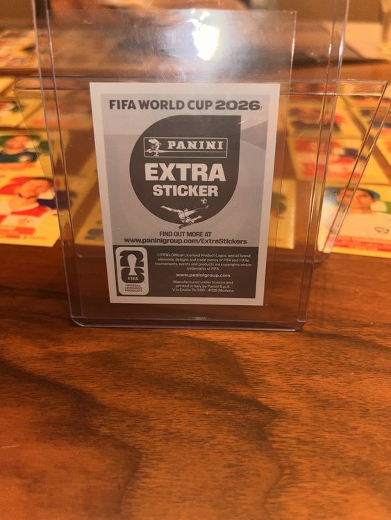 Jude Bellingham Panini 2026 Extra Sticker Gold (Neu (gemäss ...