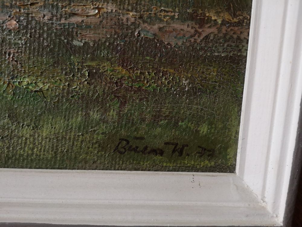 WALTER BUESS, OELGEMÄLDE SISSACHERFLUH 1977 | Kaufen auf Ricardo