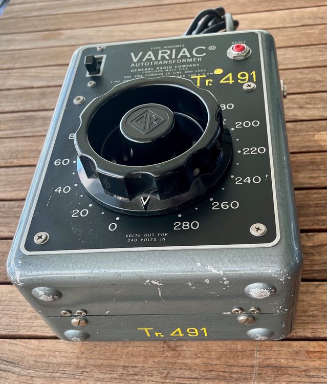 Original Variac ® W20HMT3 Autotransformator Tr.491 (Gebraucht) in für ...