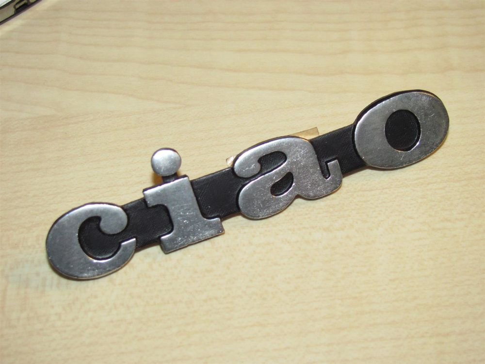 Piaggio Ciao Emblem Logo, Metall, NOS | Kaufen auf Ricardo
