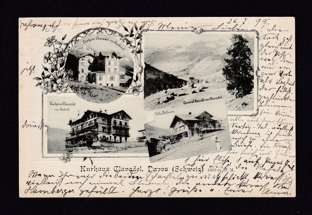 DAVOS Kurhaus Clavadel, 1898 (Gebraucht) in Reiden für CHF 9 – mit ...