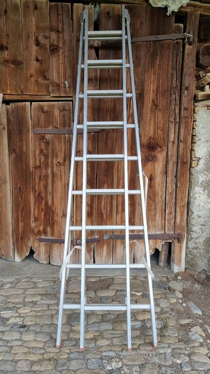 Leiter Kombileiter Hailo Duostep 2 x 9 Sprossen 2x 275cm | Kaufen auf Ricardo