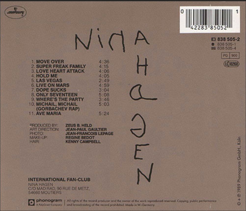 Nina Hagen – Nina Hagen (Ave Maria) englisch (Gebraucht) in Brunnen für ...