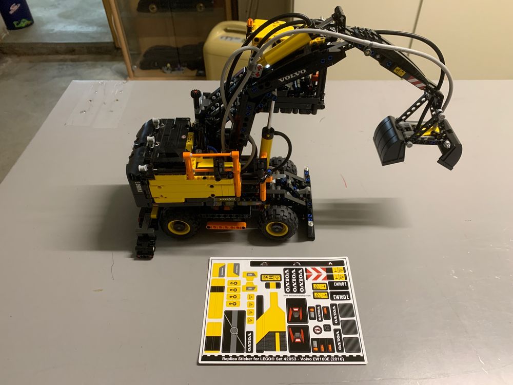 Lego Technic 42053 Volvo Bagger EW160E,Top und kompl ab 1.00 (Gebraucht ...