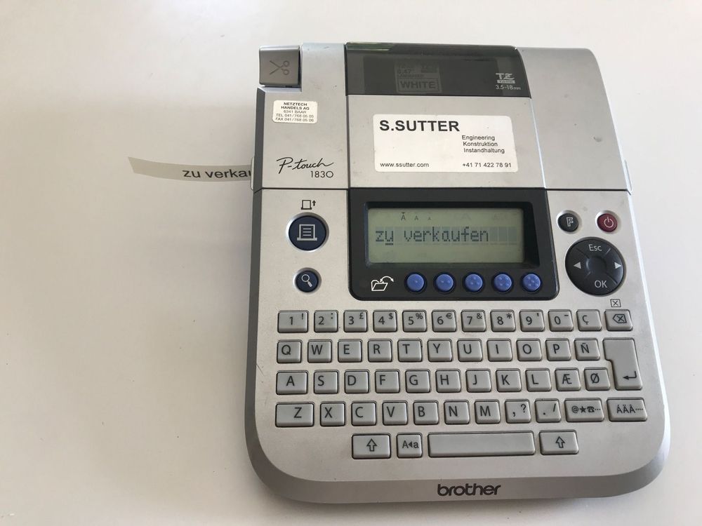 Brother P-touch 1830 (Gebraucht) in Hauptwil für CHF 41 – mit Lieferung ...