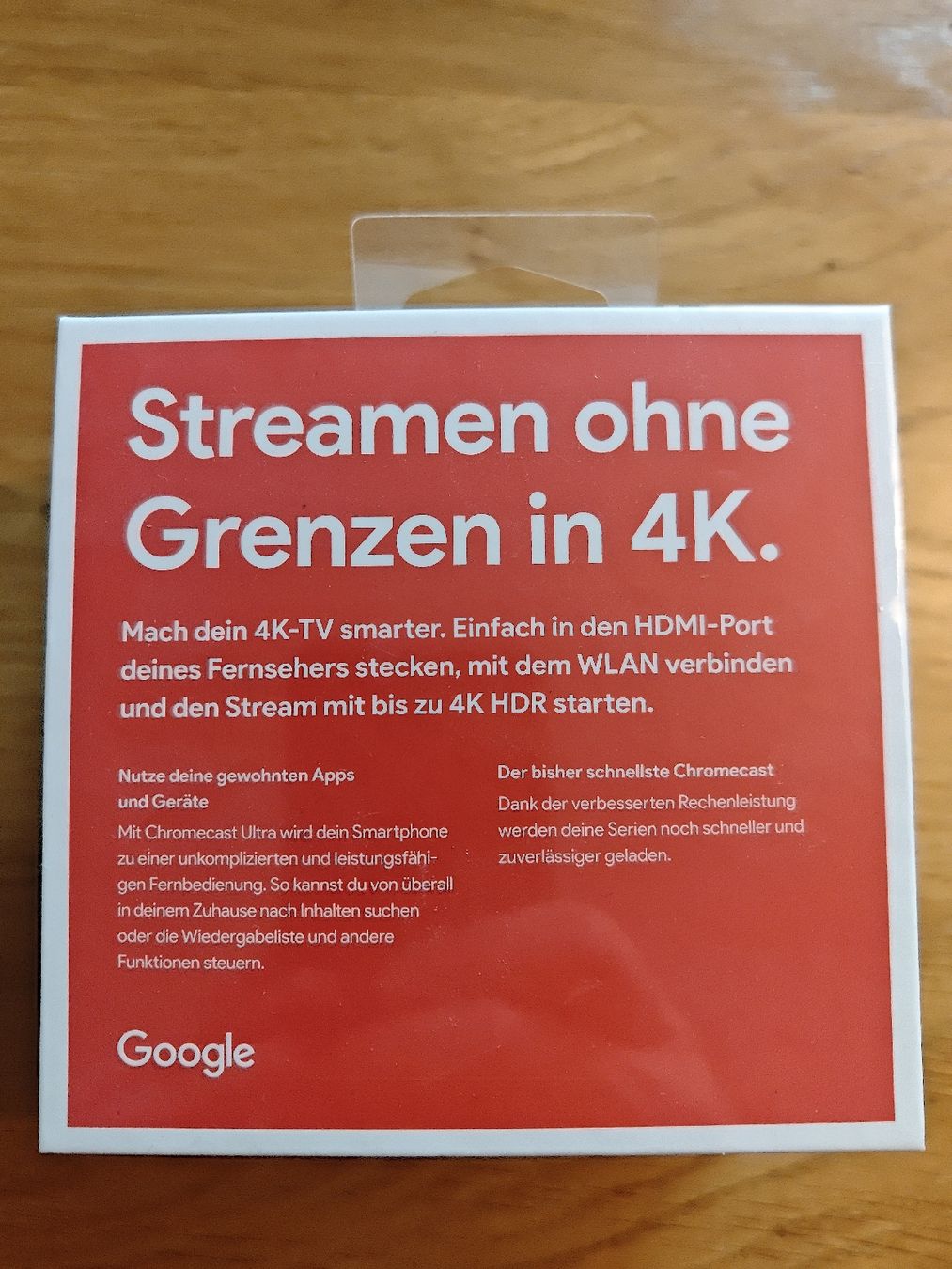 Google Chromecast Ultra 4K (Neu und originalverpackt) in Sargans für ...