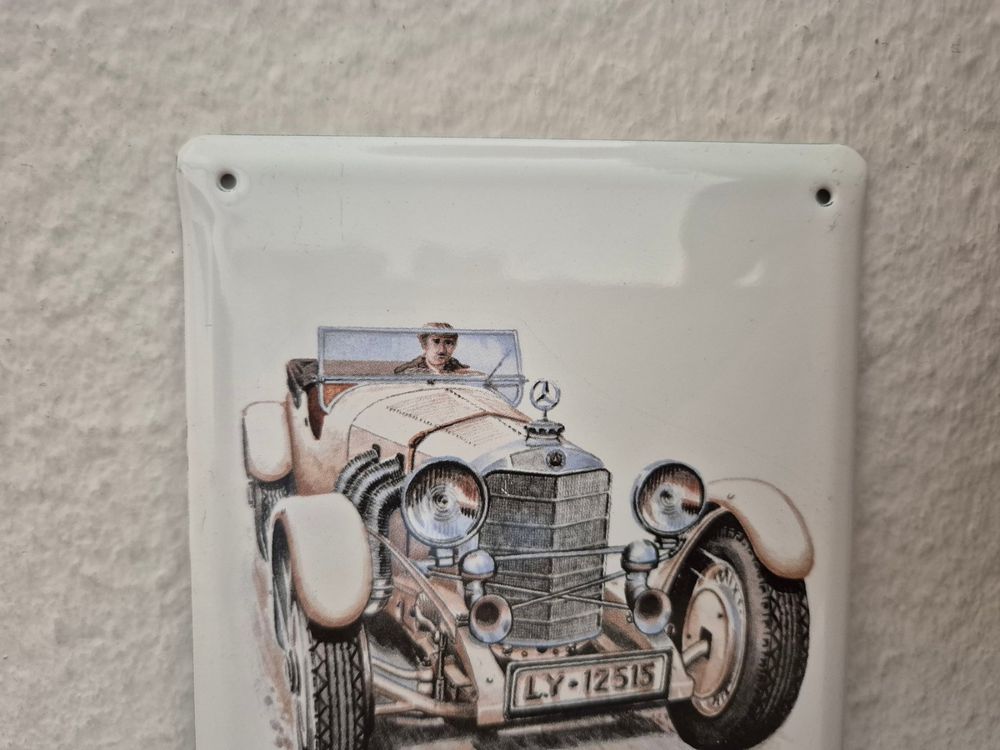 Emailschild Mercedes Benz Oldtimer Logo Emaille Schild Retro (Neu ...