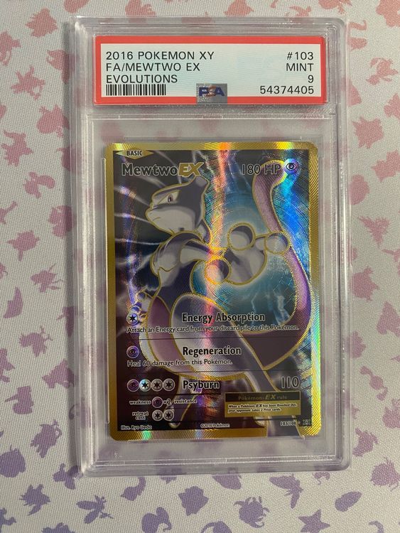 Pokemon - 103 - Mewtwo EX - Evolutions - 2016 - PSA 9 | Kaufen auf Ricardo