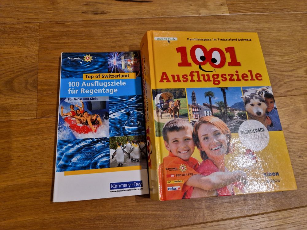 Ausflugsbücher Schweiz 100 & 1001 Ziele (Gebraucht) in Stetten AG für CHF 1 – mit Lieferung auf ...
