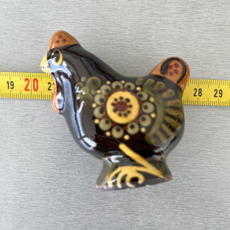 Keramik-Hahn Deko-Objekt, Handbemalt, Bauernkeramik (Gebraucht) in ...