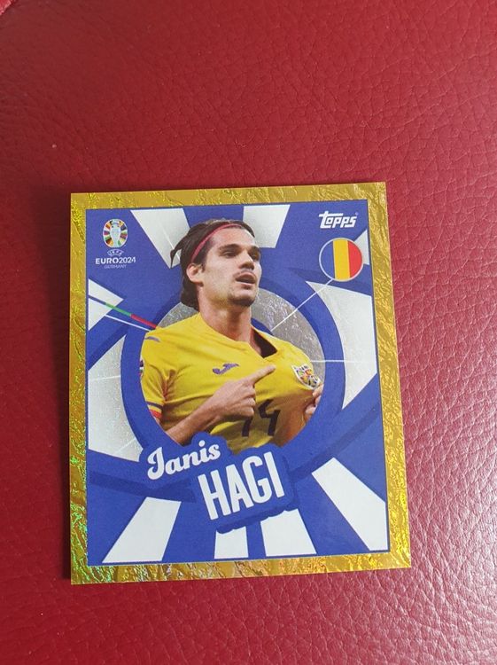 Topps UEFA Euro 2024 Sticker GOLD ROM PTW JANIS HAGI (Neu und ...