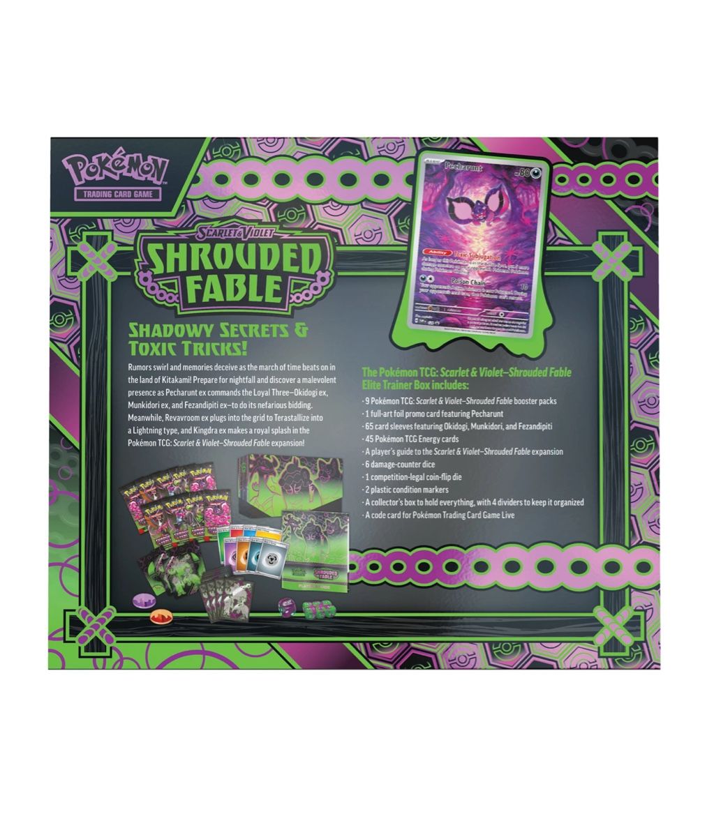 Pokémon Shrouded Fable Elite Trainer Box EN OVP Sealed (Neu und ...