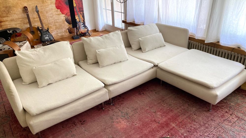 IKEA Söderhamn 4er-Sofa, beige (Gebraucht) in Pfaffhausen für CHF 250 ...