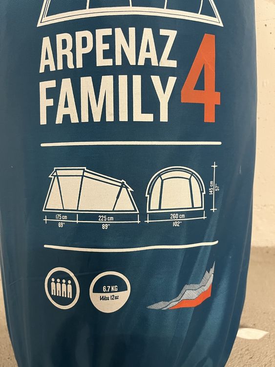 Zelt Arpenaz Family 4 | Kaufen auf Ricardo