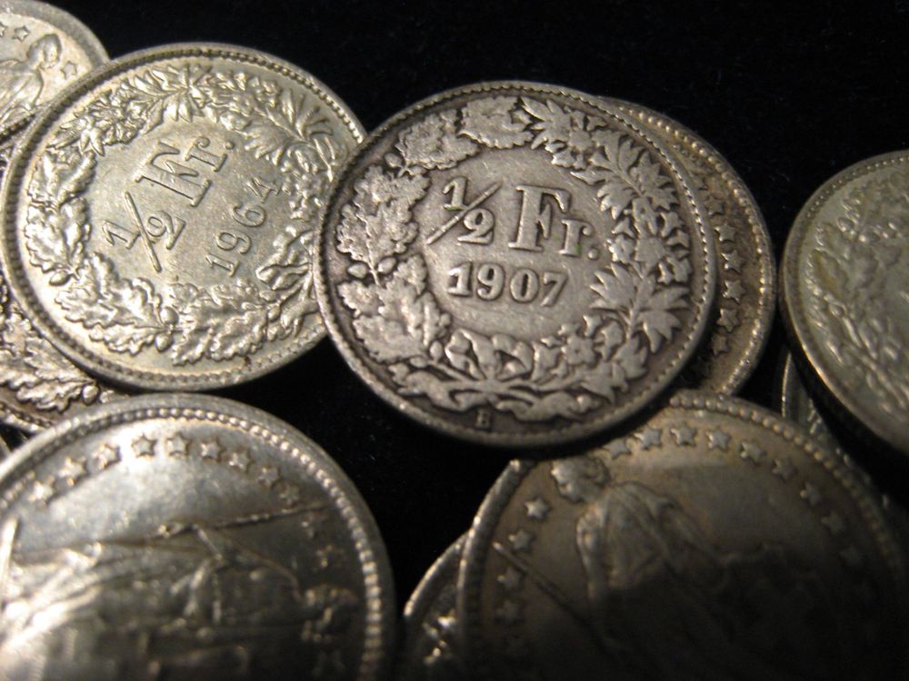 95 mal 50 Rappen Silbergeld ! (Gebraucht) in Langnau am Albis für CHF 138 – mit Lieferung auf ...