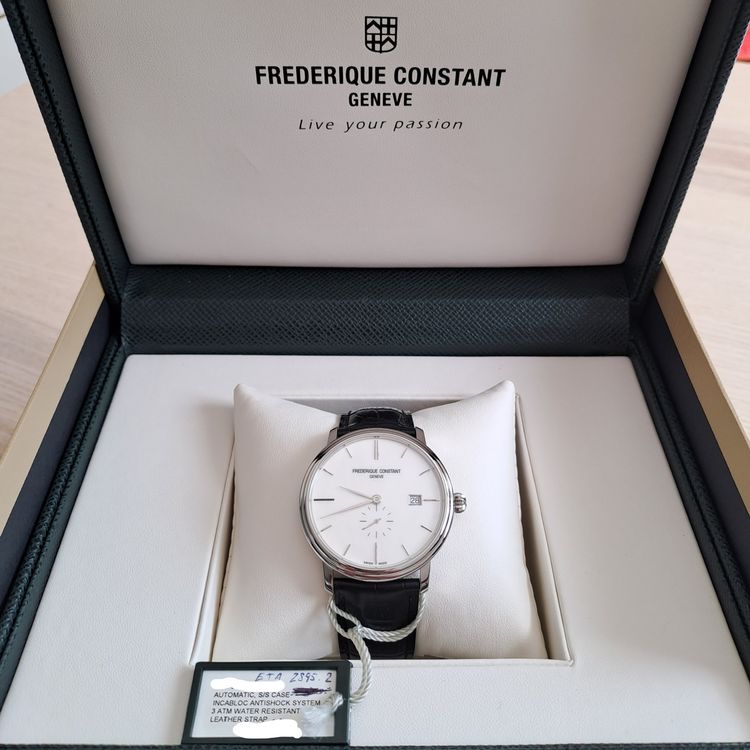 Frédéric Constant Slimline Petite seconde Cadran nacre (Gebraucht) in ...