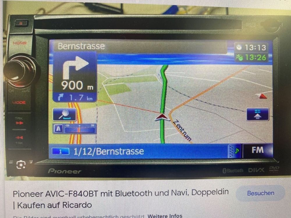 Pioneer AVIC-F840BT Multimedia Navigation Telefon Bluetooth | Acheter ...