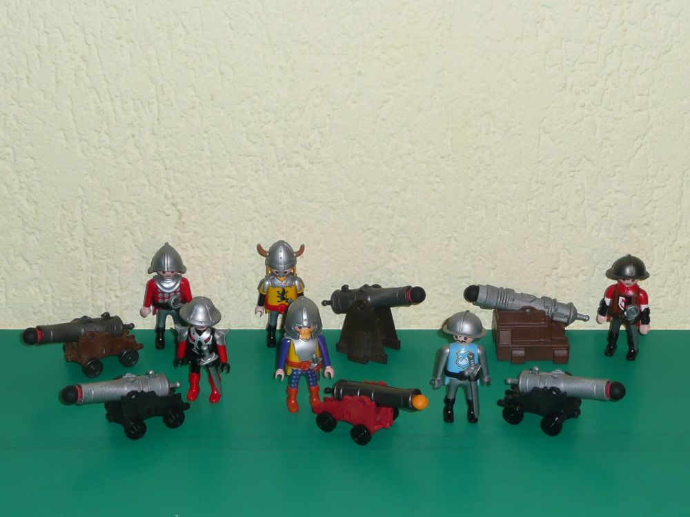 Playmobil " 6 Ritter an Kanonen " | Kaufen auf Ricardo