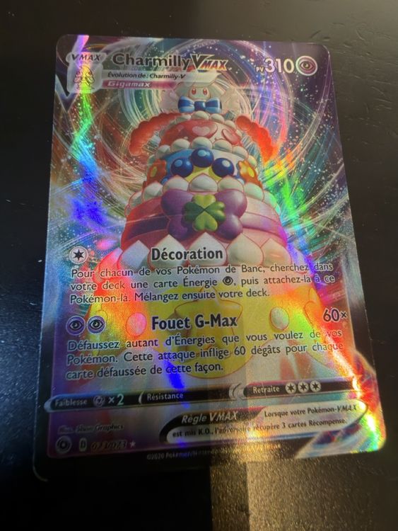 Seltenes Pokemon Highlight! Charmilly VMAX Glanzkarte - (Gebraucht) in ...