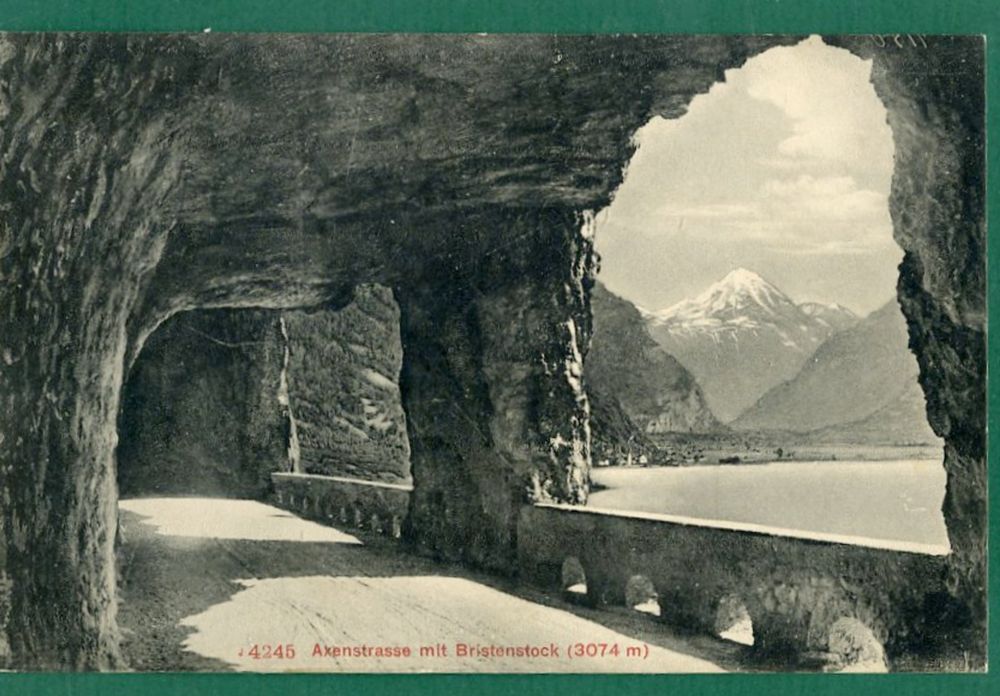 Axenstrasse mit Bristenstock, Naturstrasse (Gebraucht) in Sargans für CHF 1 – mit Lieferung auf ...