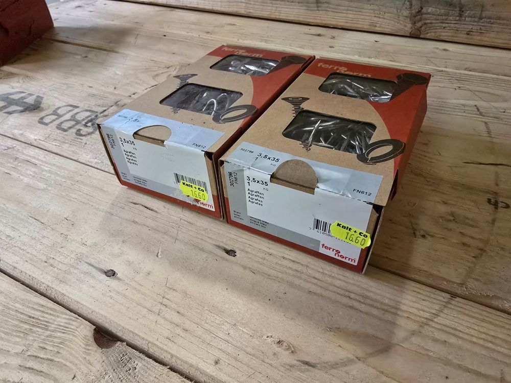 Posten neuer Ferro Norm Agraffen 3,5x35 ab 1.- (Neu (gemäss ...