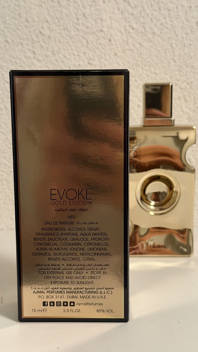 Perfume Ajmal Evoke Gold Edition 75ml -NEW! (Neu (gemäss Beschreibung ...