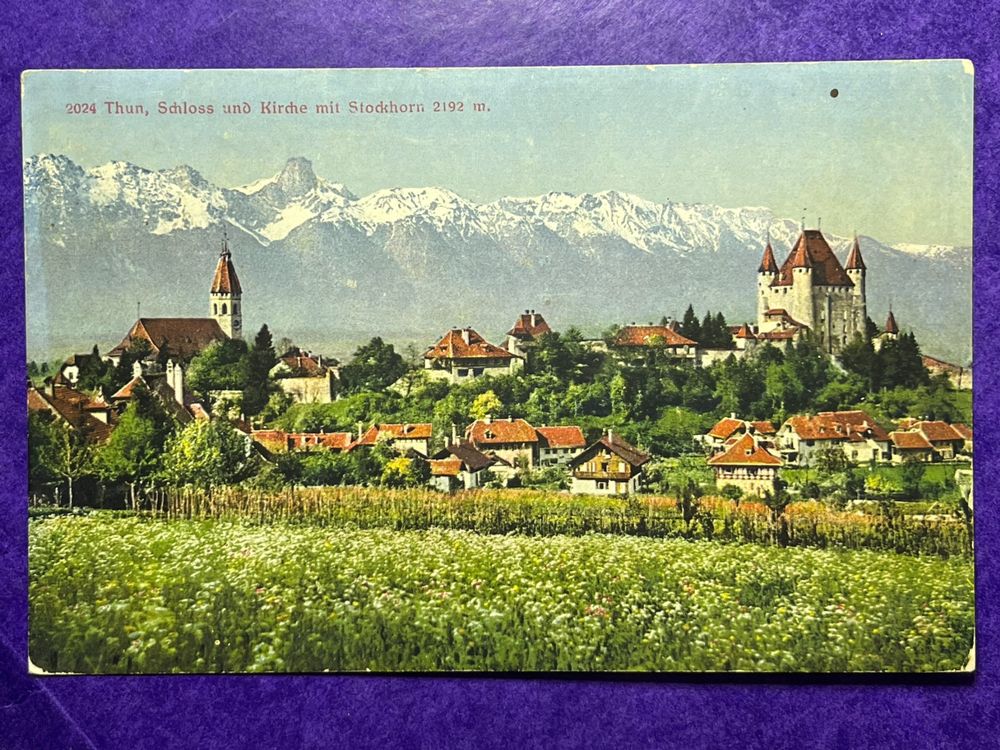 Thun - Schloss und Kirche (Gebraucht) in Steg VS für CHF 3.8 – mit Lieferung auf Ricardo kaufen