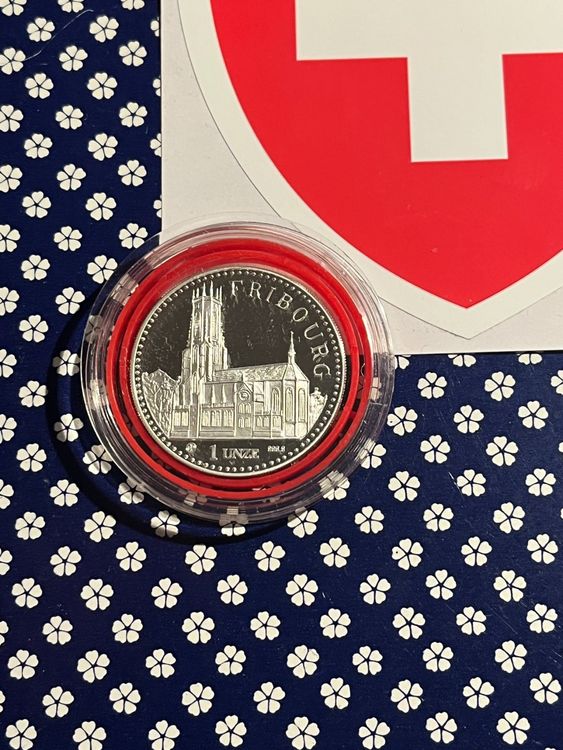 1 Unze Silber / Helvetia Taler - Polierte Platte (Neu (gemäss Beschreibung)) in Arch für CHF 38 ...