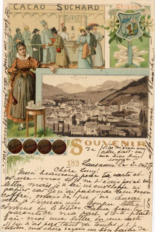 Chur GR um 1899 (Gebraucht) in Niedergesteln für CHF 8.6 – mit Lieferung auf Ricardo kaufen