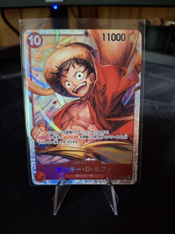 One Piece - Monkey D. Luffy ST10-006 SR - JP (Neu (gemäss Beschreibung ...