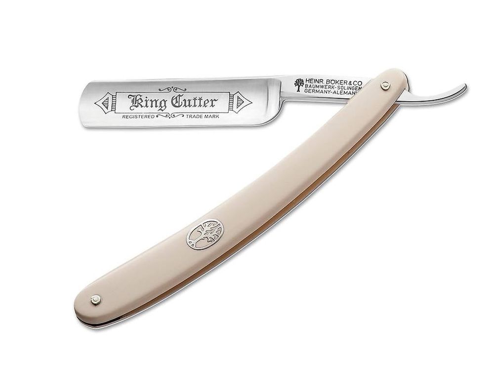 "Neuware " Rasiermesser Böker King Cutter White 5/8" Runder (Gebraucht ...