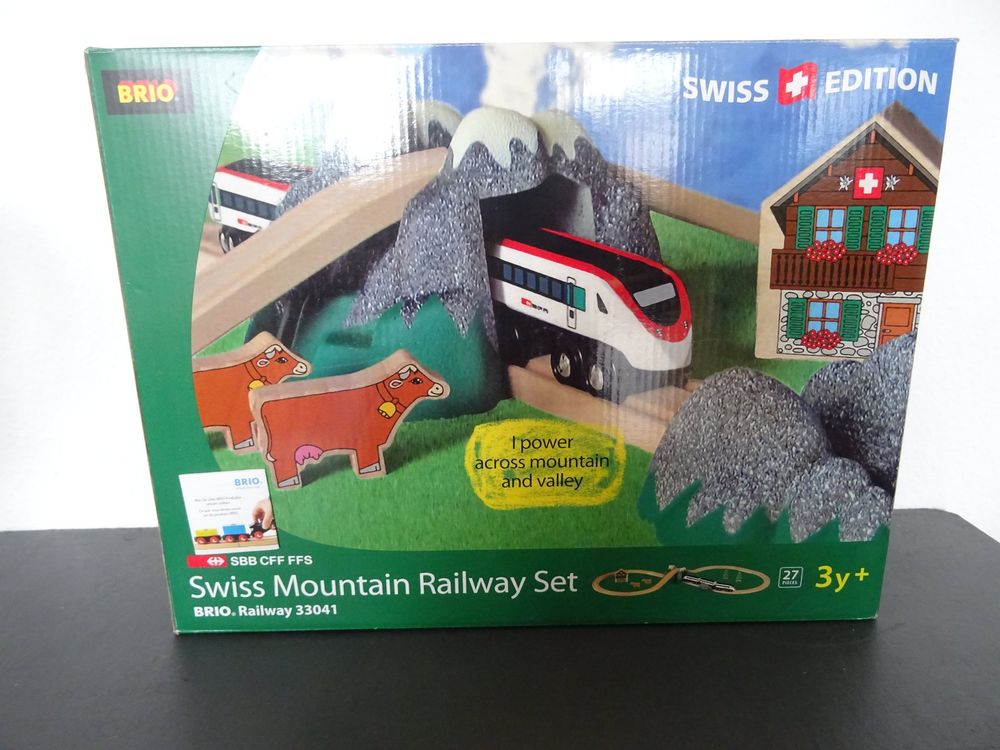 BRIO Swiss Mountain Railway Set SBB NEU Eisenbahn Set (Neu und ...